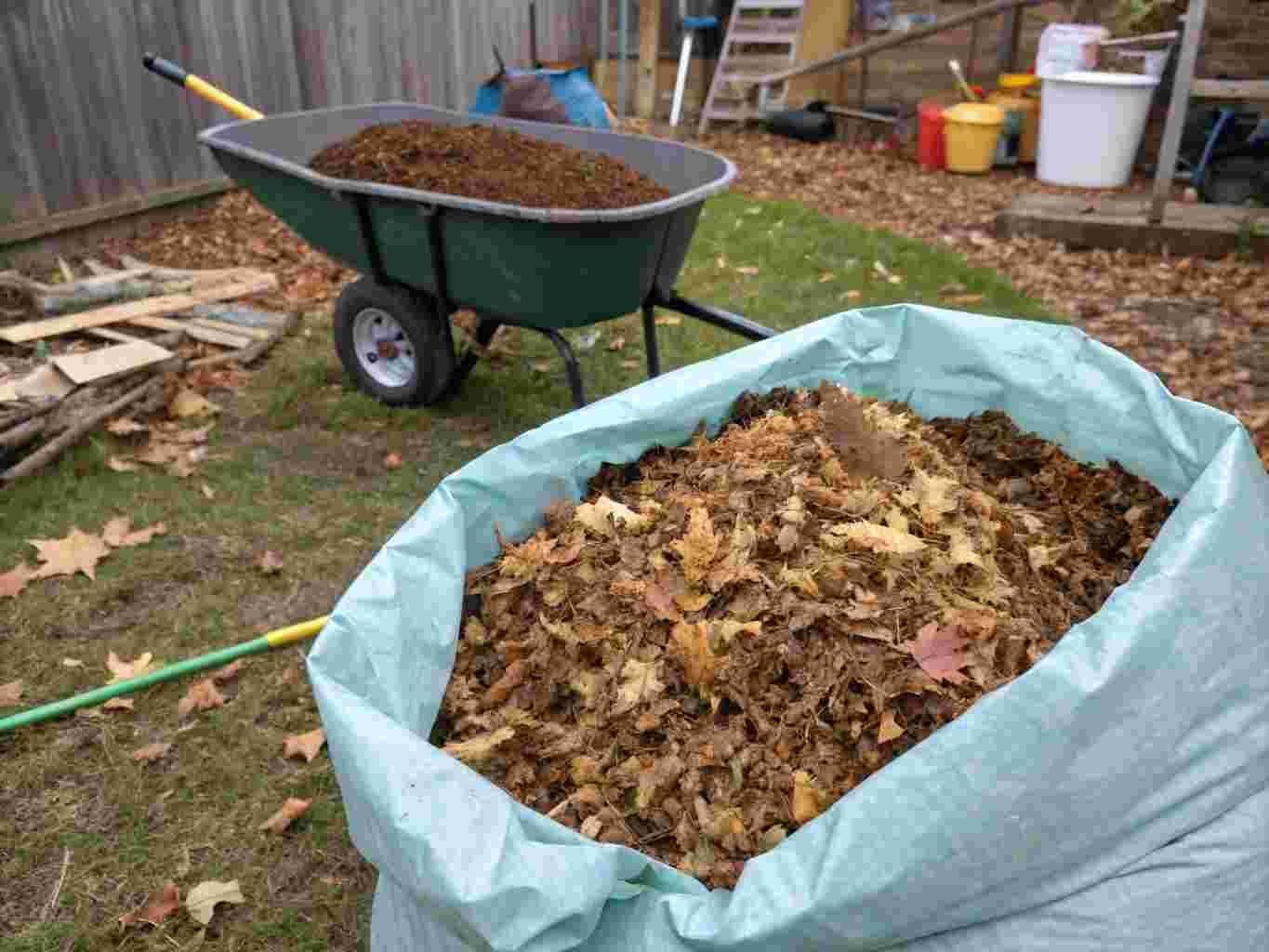 How to Compost Leaves in a Garbage Bag Guide